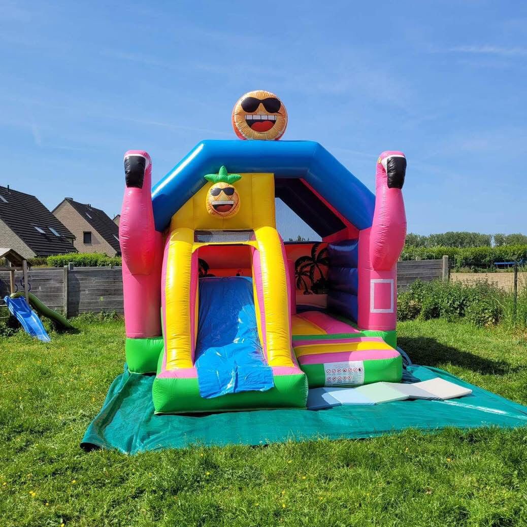 Springkasteel flamingo - Huur Mijn Springkasteel